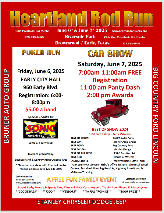 Heartland Rod Run Flyer :: Heartland Cruisers